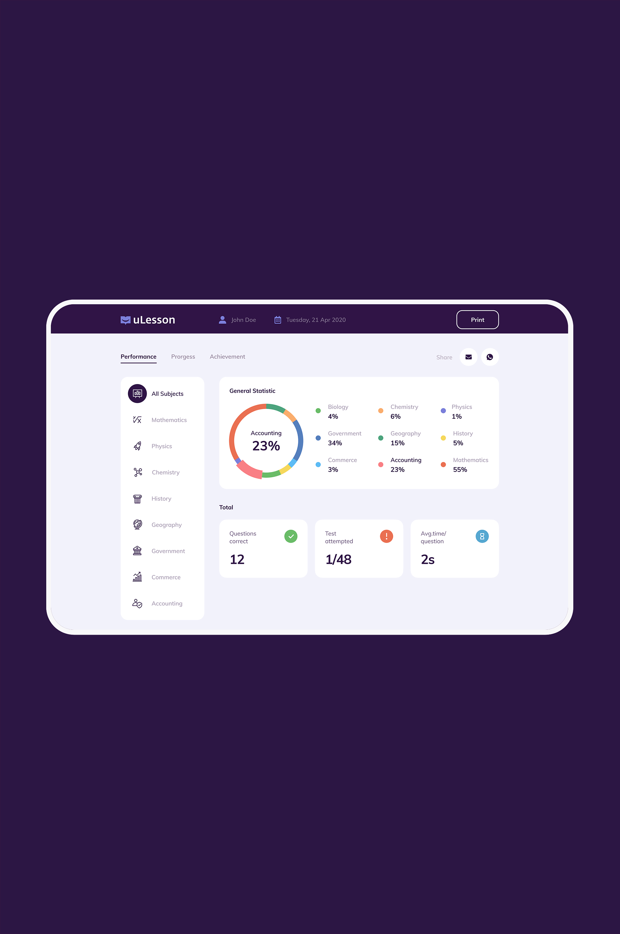 uLesson | Cuberto Projects
